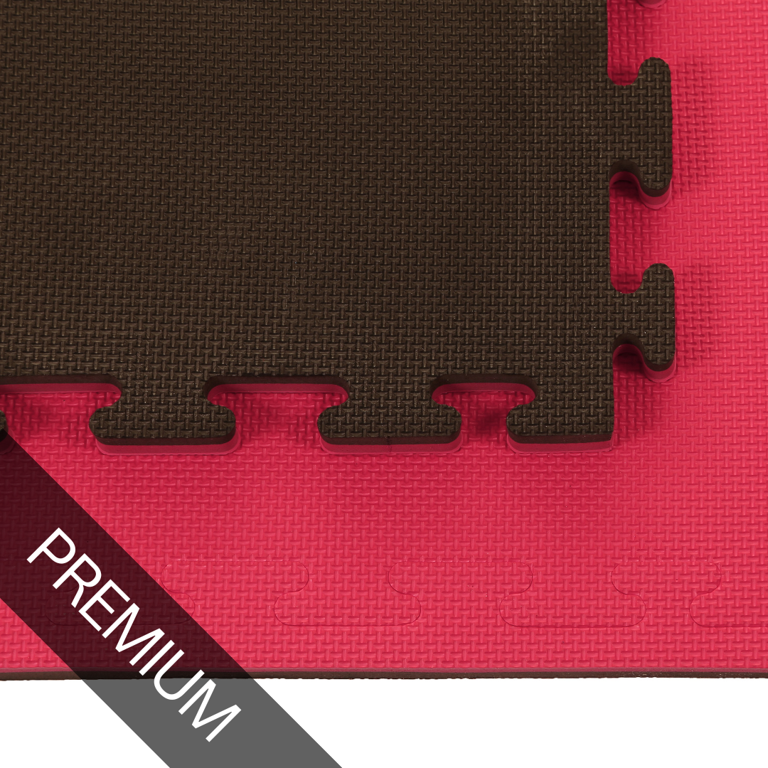 Promat Black/Red 20mm Jigsaw Mats - Standard Finish - Jigsaw Mats - MMA ...