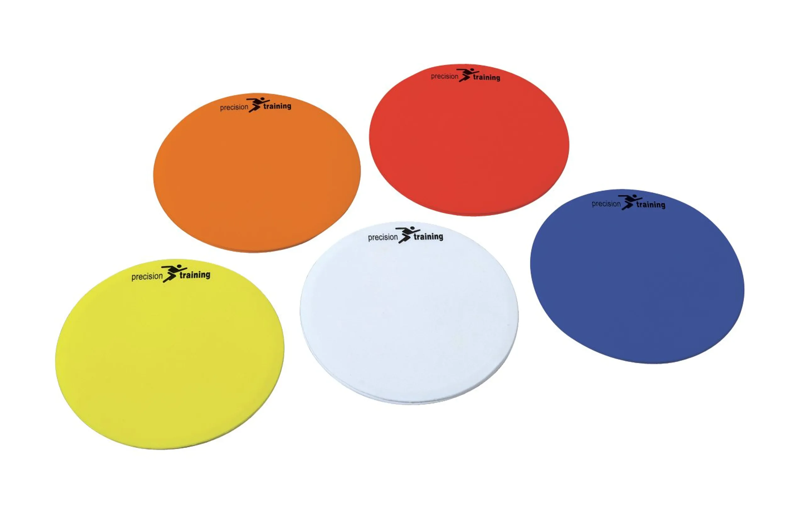 Multi-Colour Flat round Markers - Markers & Flags - Athletics Direct