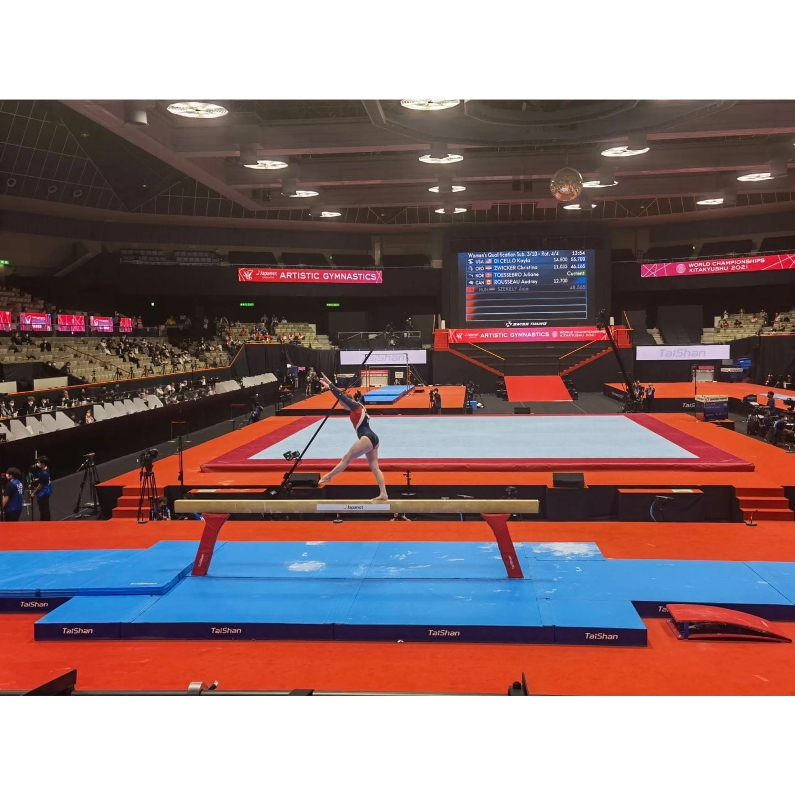 Taishan Competition Balance Beam - Gymnastics - Foams4Sports