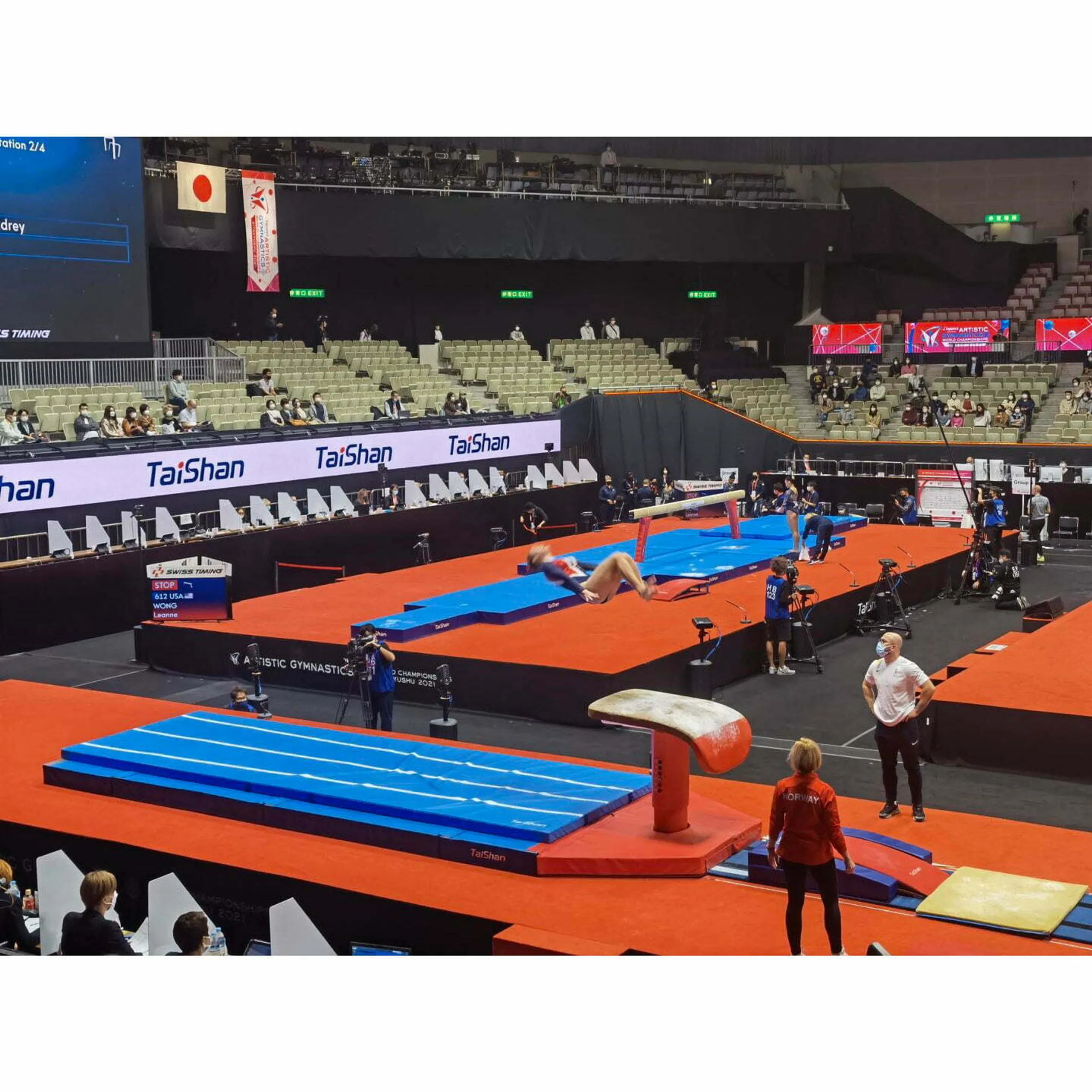 Taishan Competition Vaulting Table - Gymnastics - Foams4Sports