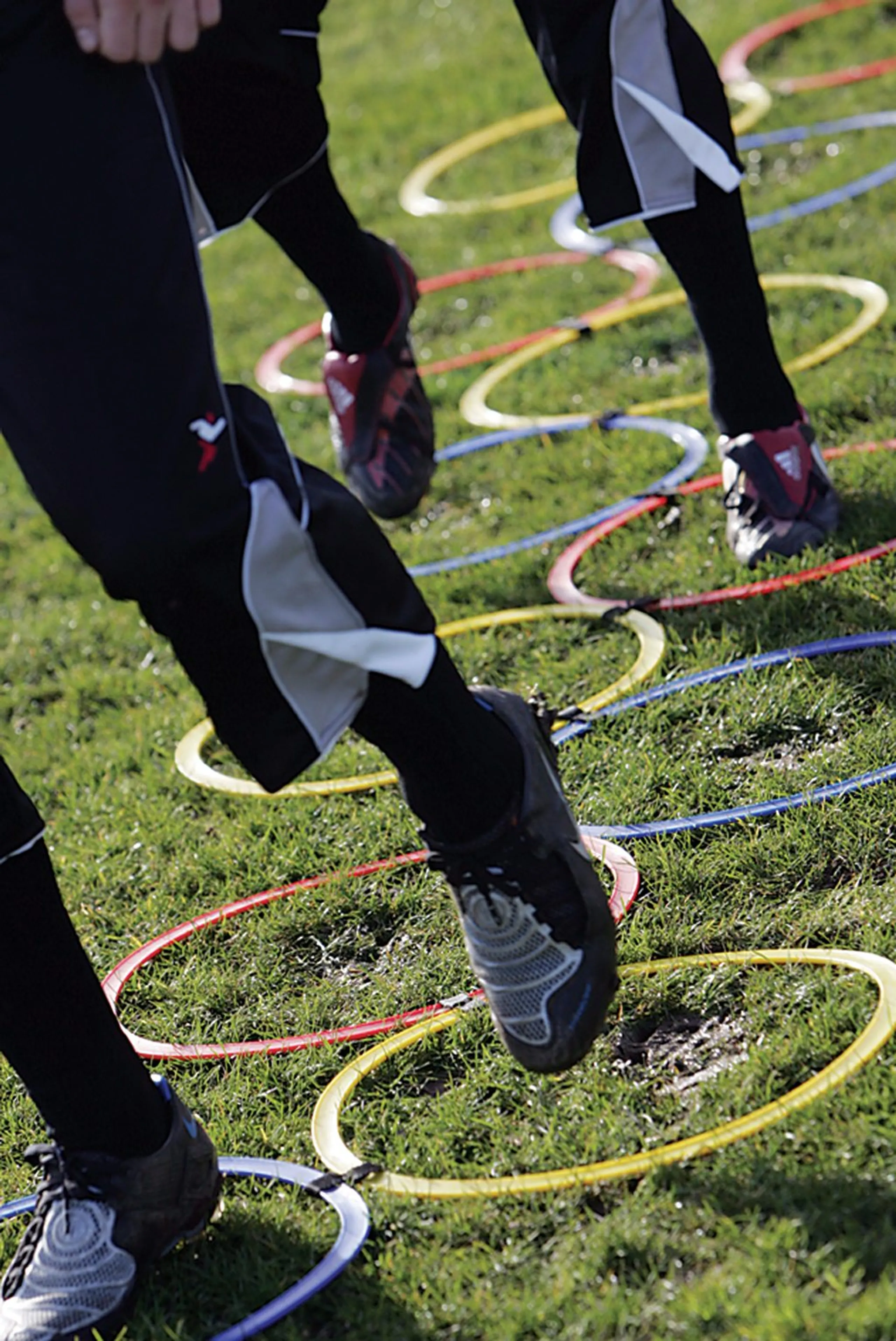 Speed Agility Interlocked Hoops - Track Training Aids - Athletics Direct