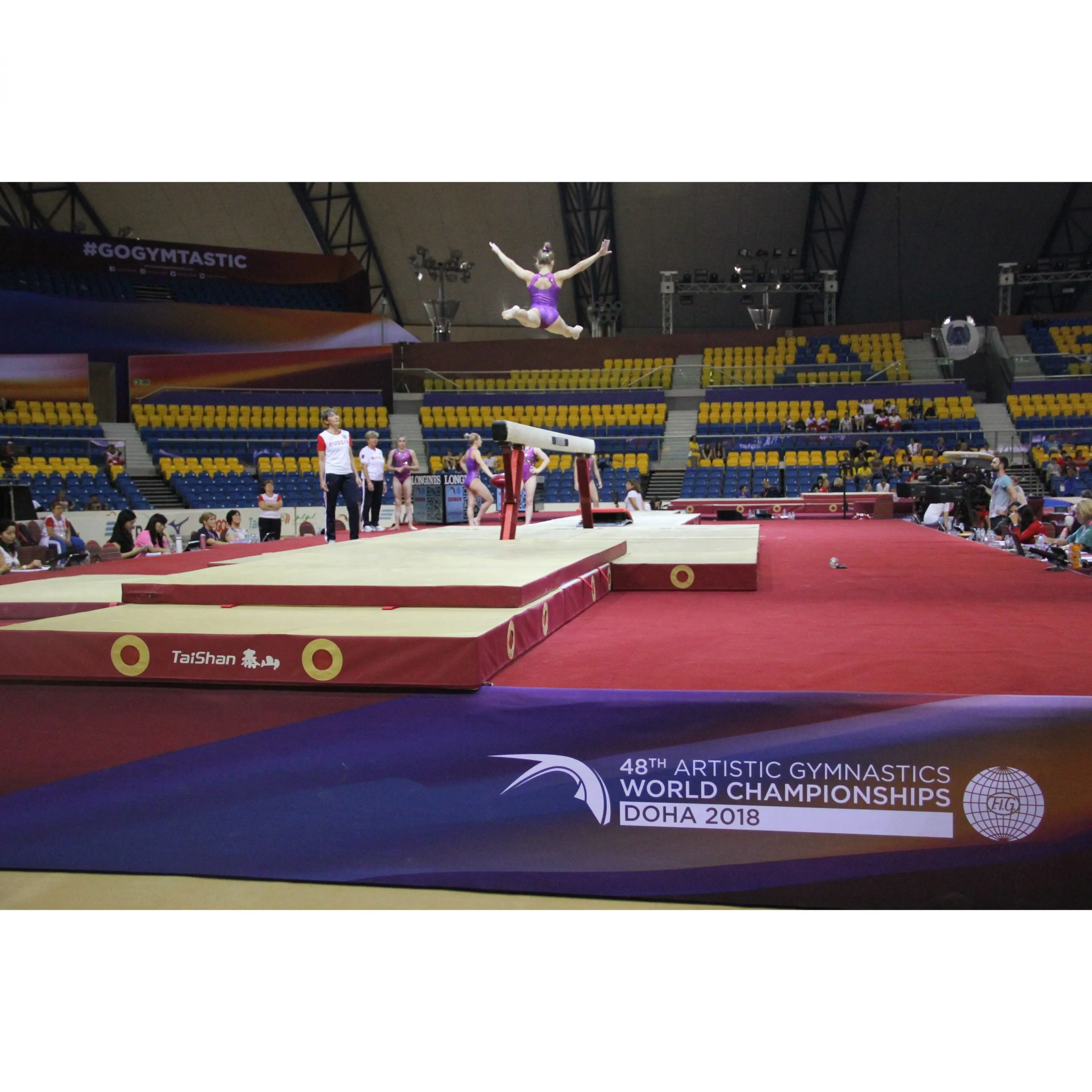 Taishan Competition Balance Beam - Balance Beam - Gymnastics Direct