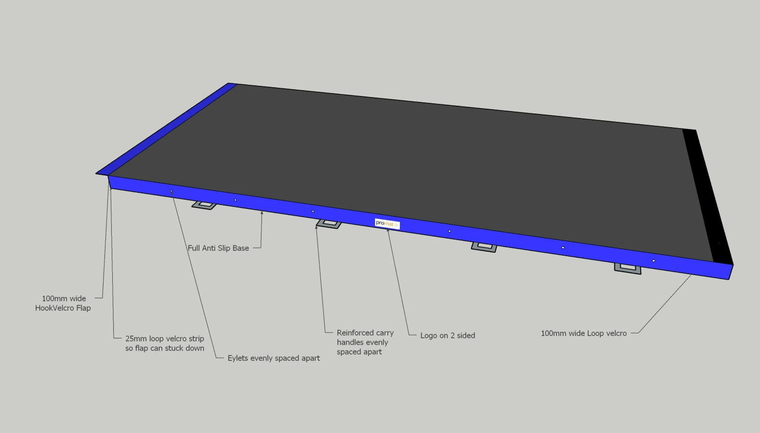 Soft Landing Mats (Splat Mat) - Jersey Top - Jersey Mats - Gymnastics ...