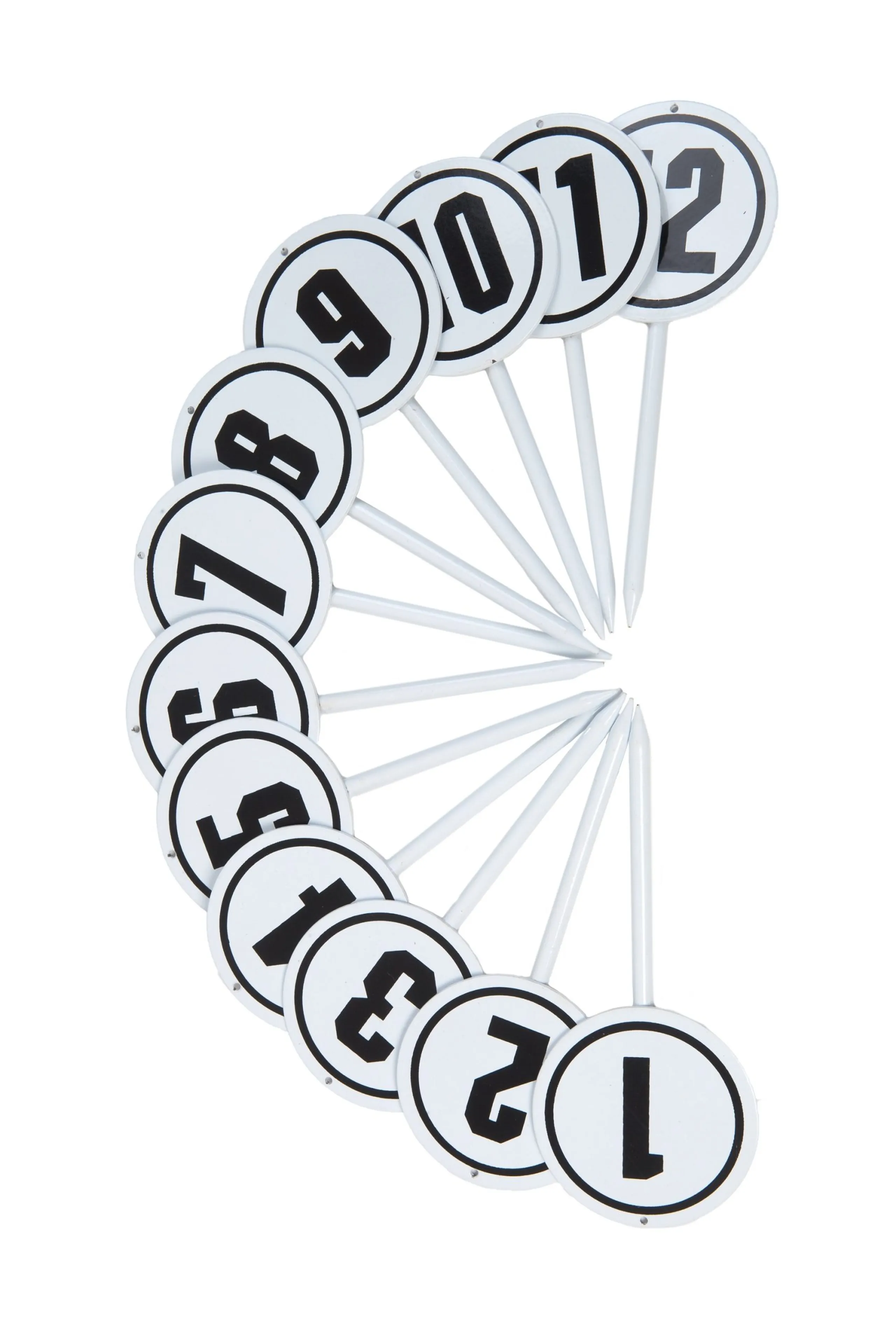 Field Markers - Short Round Pegs - Markers & Flags - Athletics Direct