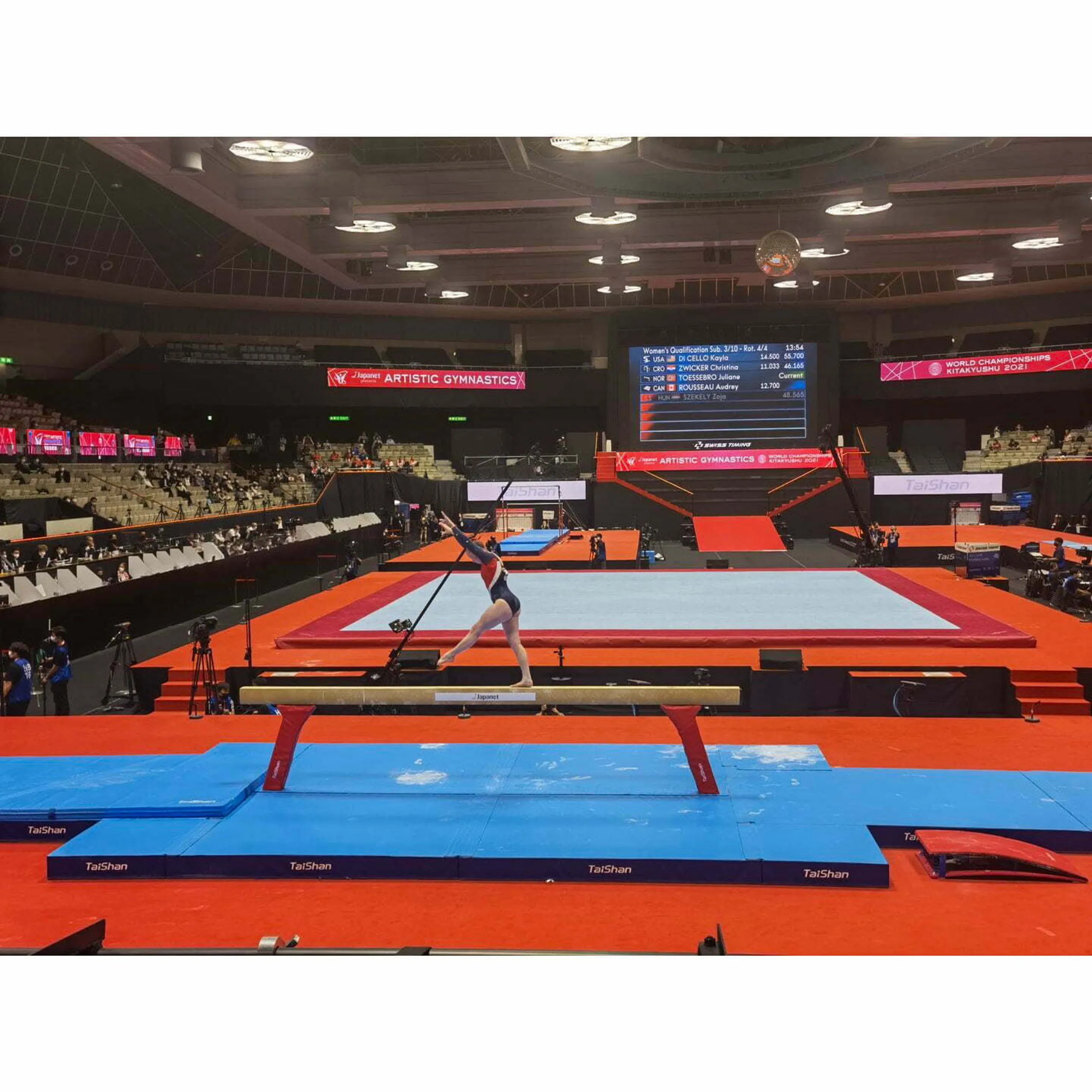 Taishan Competition Balance Beam - Gymnastics Apparatus - Athletics Direct