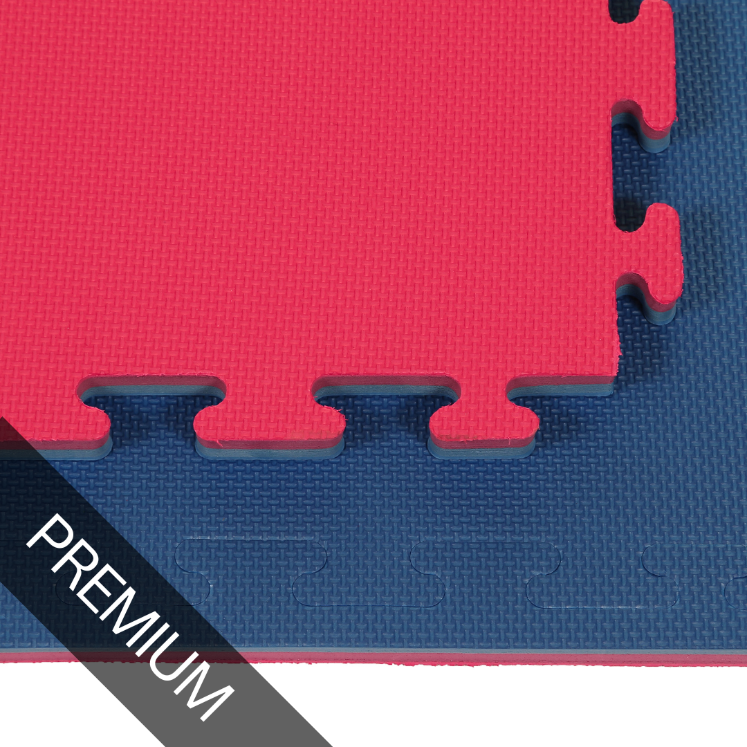 Promat Red/Blue 20mm Jigsaw Mat - Standard Finish - MMA Matting ...